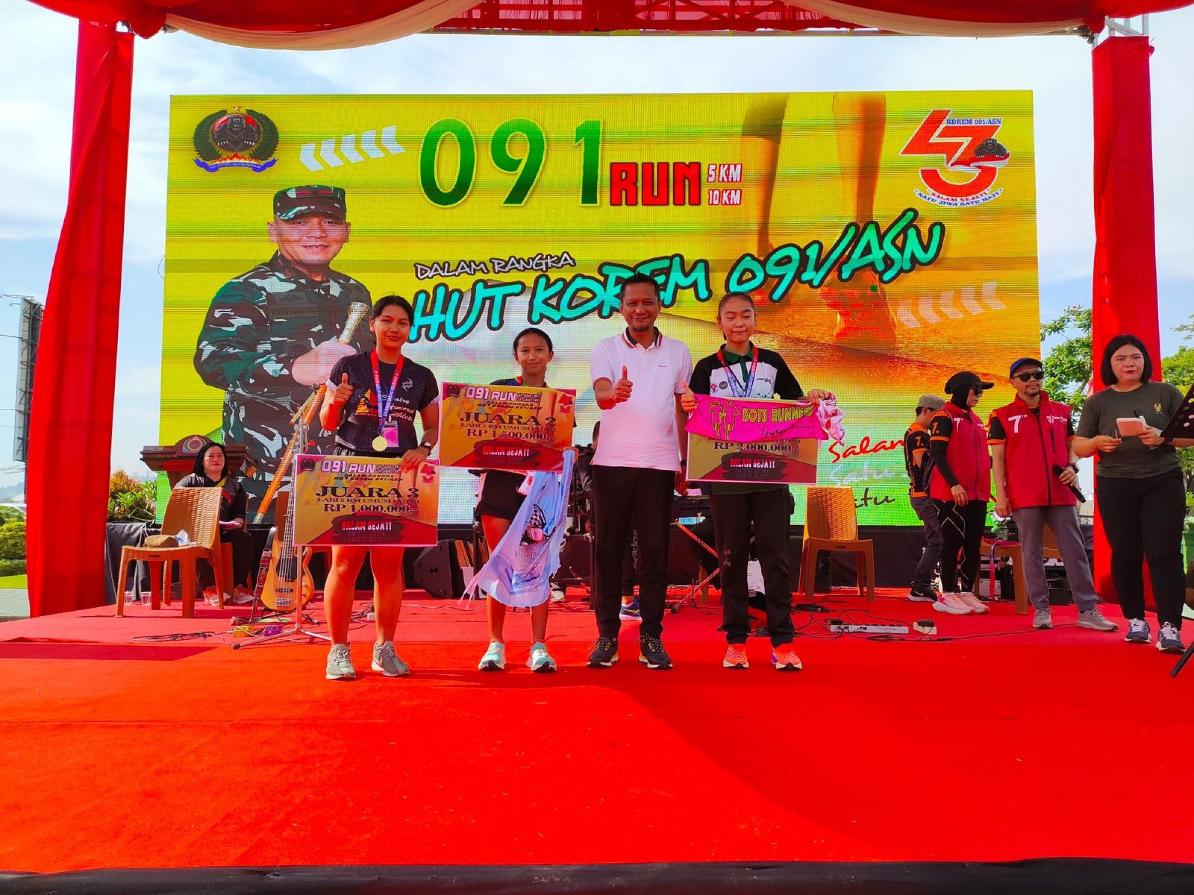 HUT Korem 091/ASN ke-43, Nidya Listiyono: Olahraga dan PHBS Sangat ...